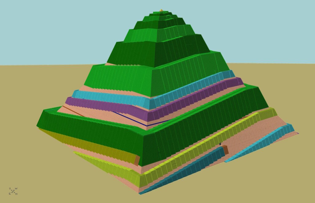 Bau der Cheops Pyramide mittels Multispiral-Rampen – Constructing The ...